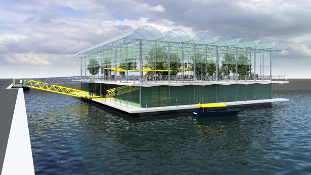 Construction begins on the world's first floating dairy farm - Cowsmo