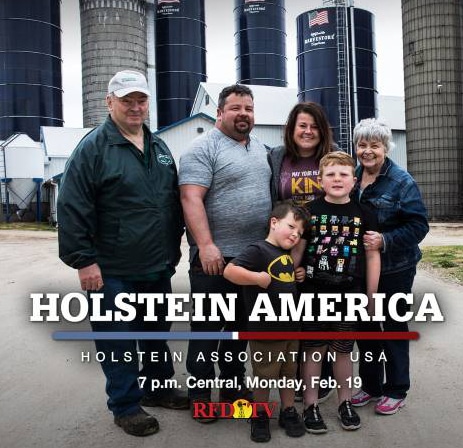 Holstein America Broadcasts February 19 on RFD-TV - Cowsmo