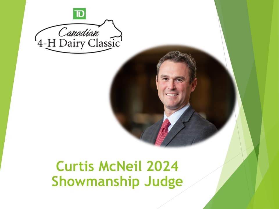 2024 TD 4-H Dairy Classic Showmanship Judges Named - Cowsmo